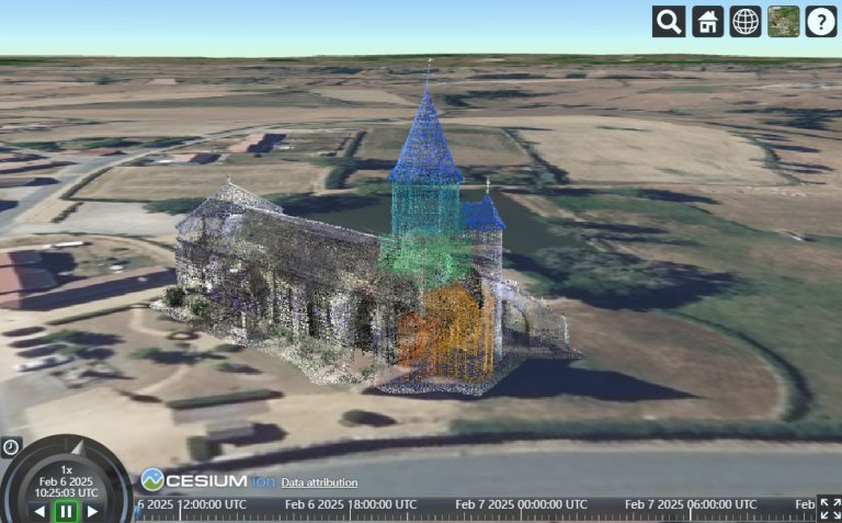在Cesium中加载和设置点云模型样式_麒跃科技